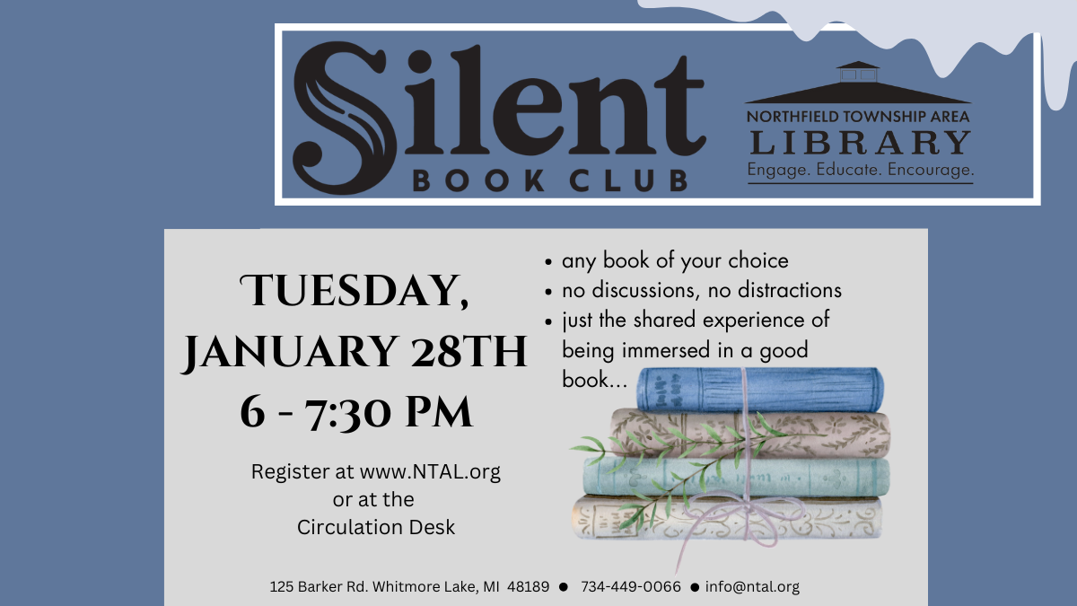 Silent Book Club - Tuesday, January 28, 2025, 6:00 PM - Northfield ...