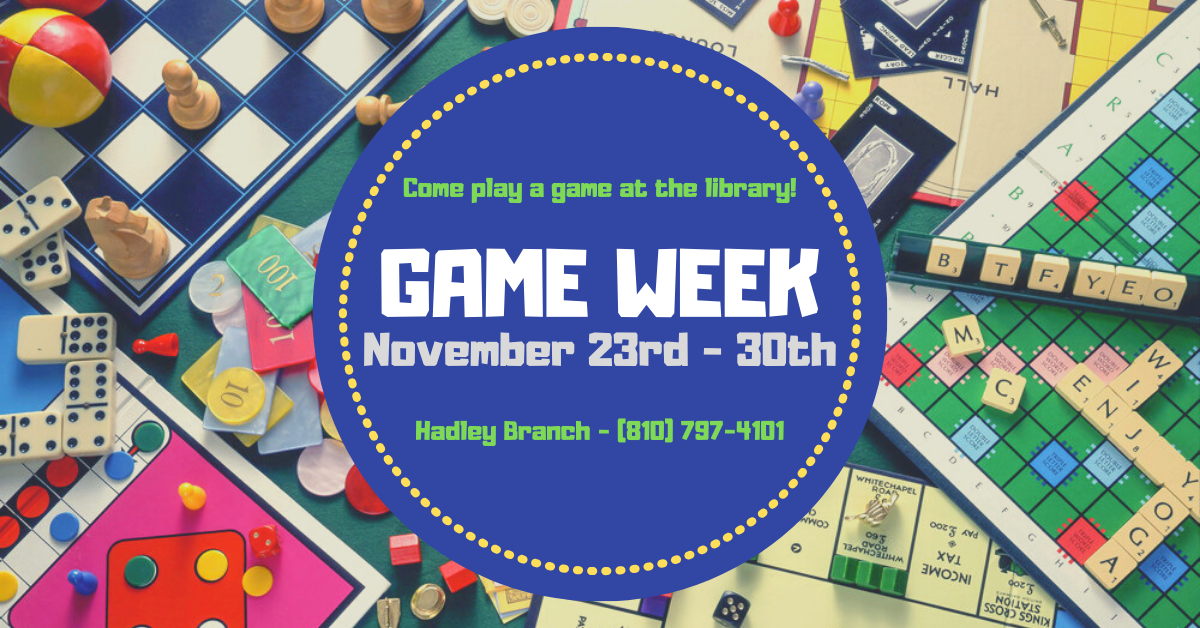 Game Week - Hadley - Saturday, November 23, 2019, 12:00 AM - Lapeer ...