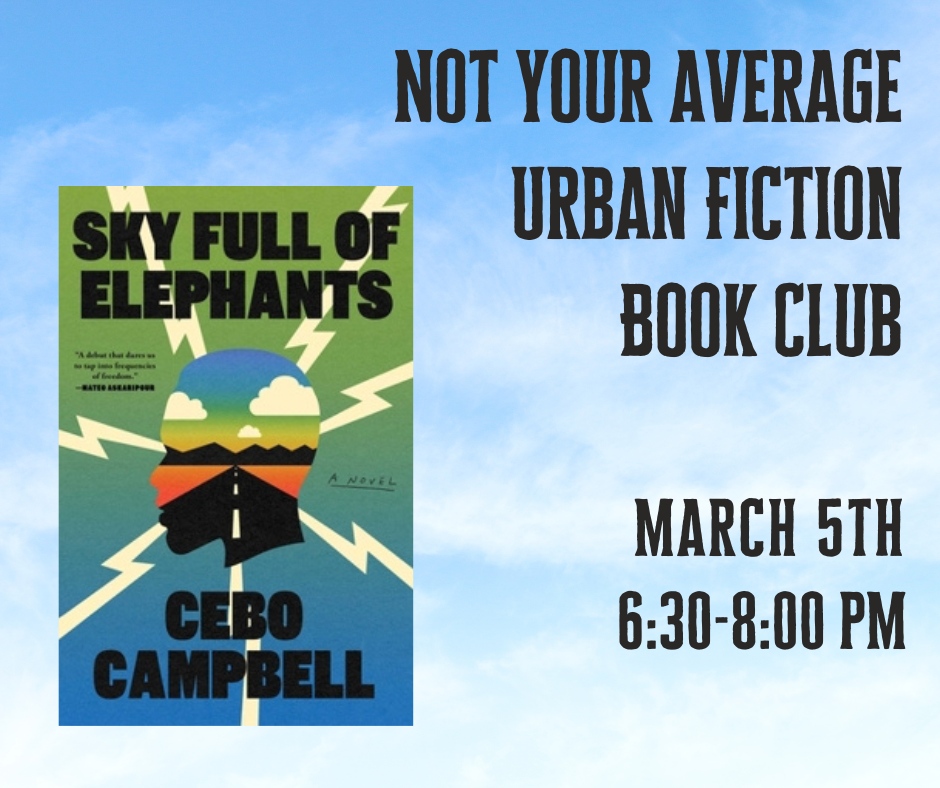 Not Your Average Urban Fiction Book Club Reads ~ Sky Full of Elephants ...