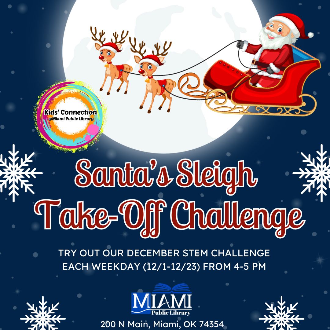 Santa's Sleigh Take-Off Challenge - Monday, December 1, 2025, 4:00 PM ...