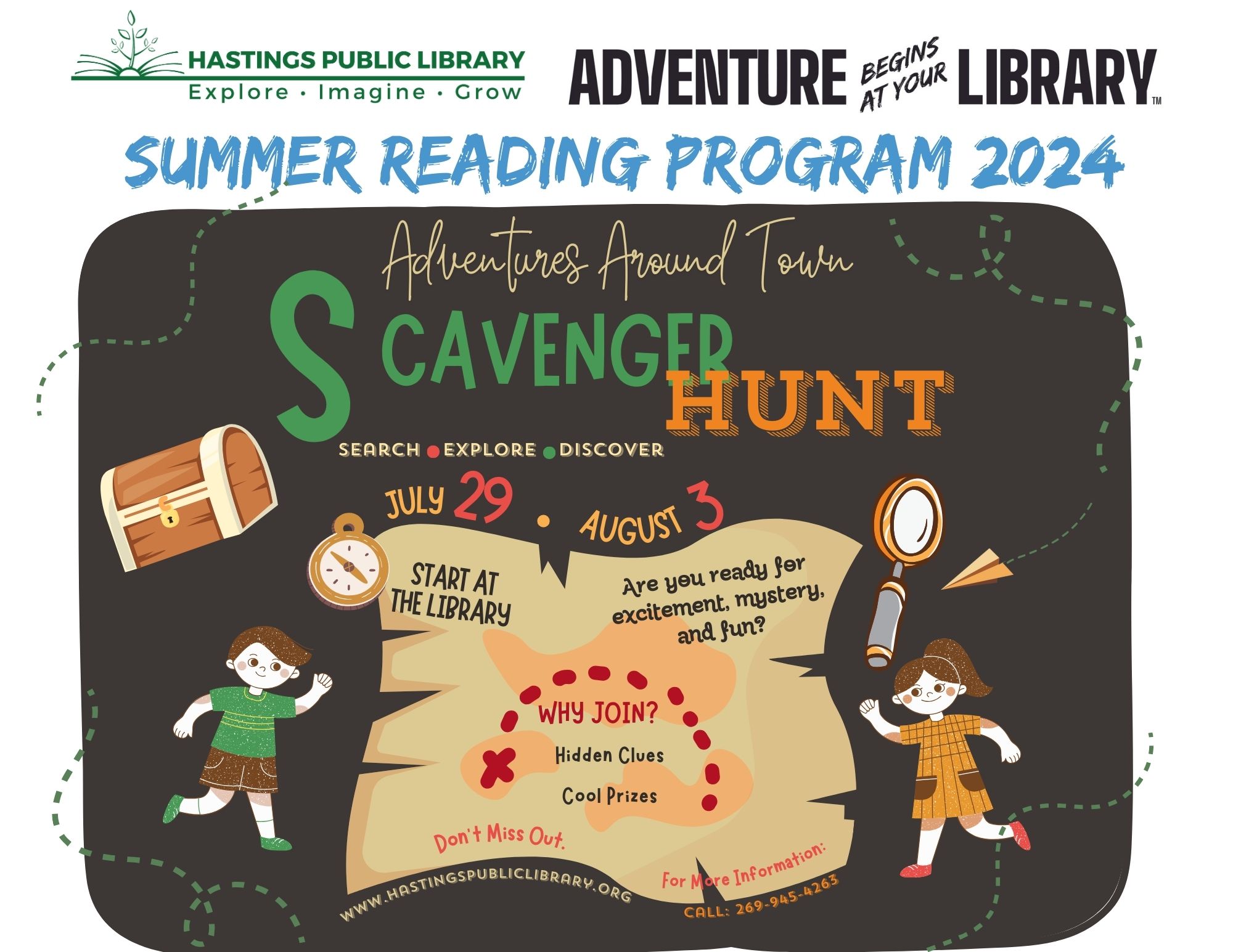 Adventures Around Town Scavenger Hunt - Monday, July 29, 2024, 12:00 AM ...