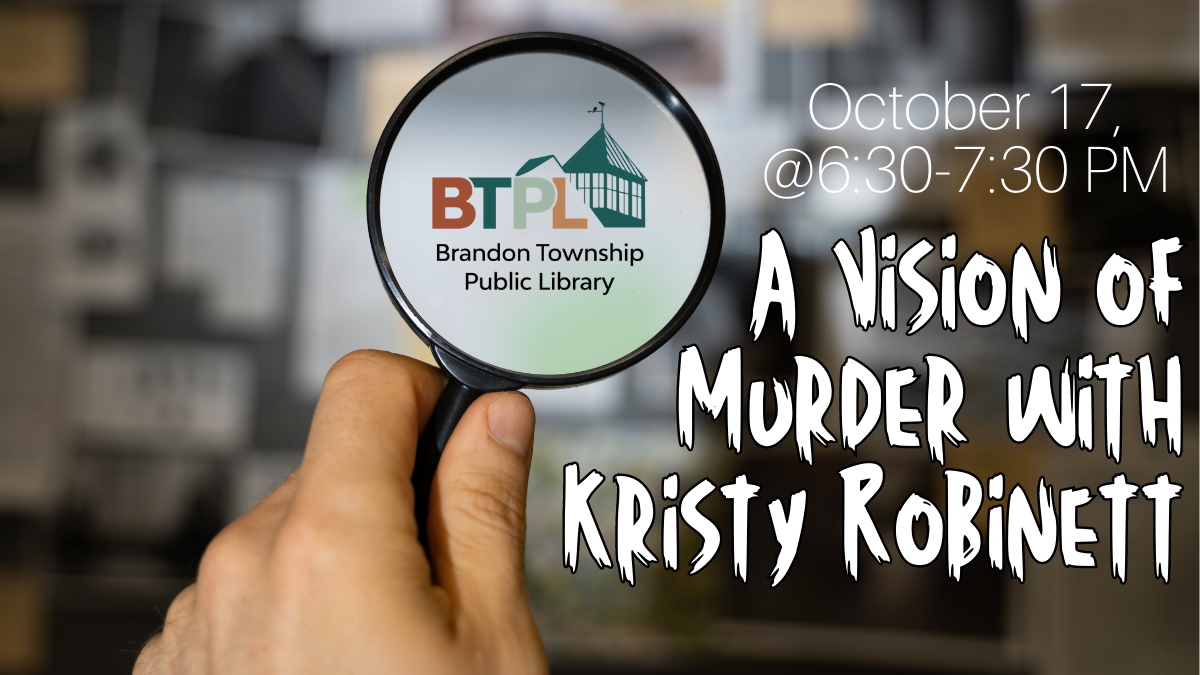A Vision of Murder with Kristy Robinett - Tuesday, October 17, 2023, 6: ...