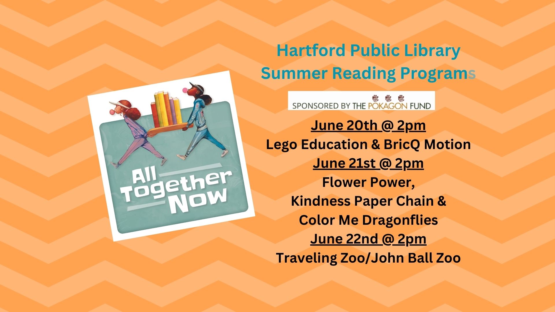 Hartford Public Library Summer Reading Program - Tuesday, June 20, 2023 ...