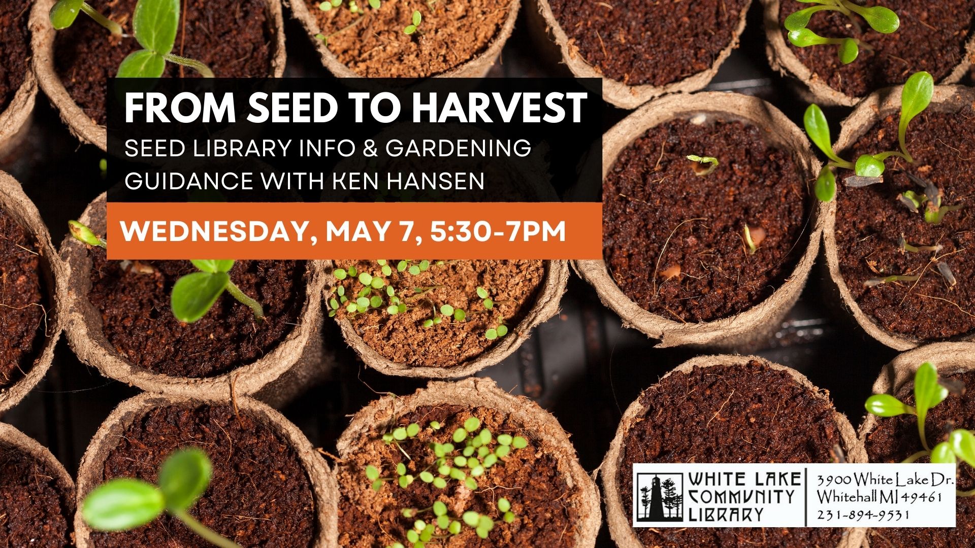 From Seed to Harvest: Seed library Info & Gardening Guidance with Ken ...