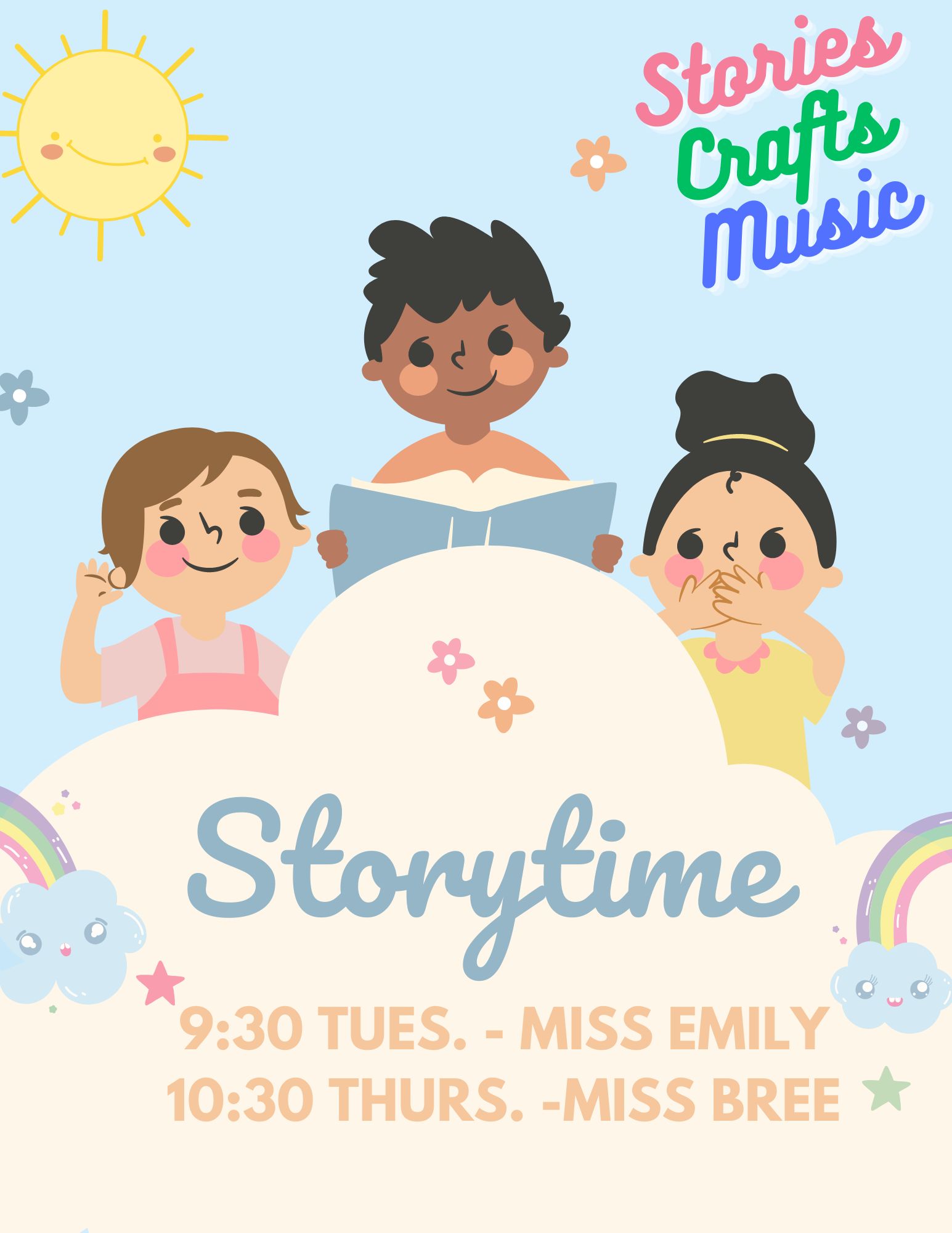 Storytime with Miss Bree - Thursday, September 21, 2023, 10:30 AM ...