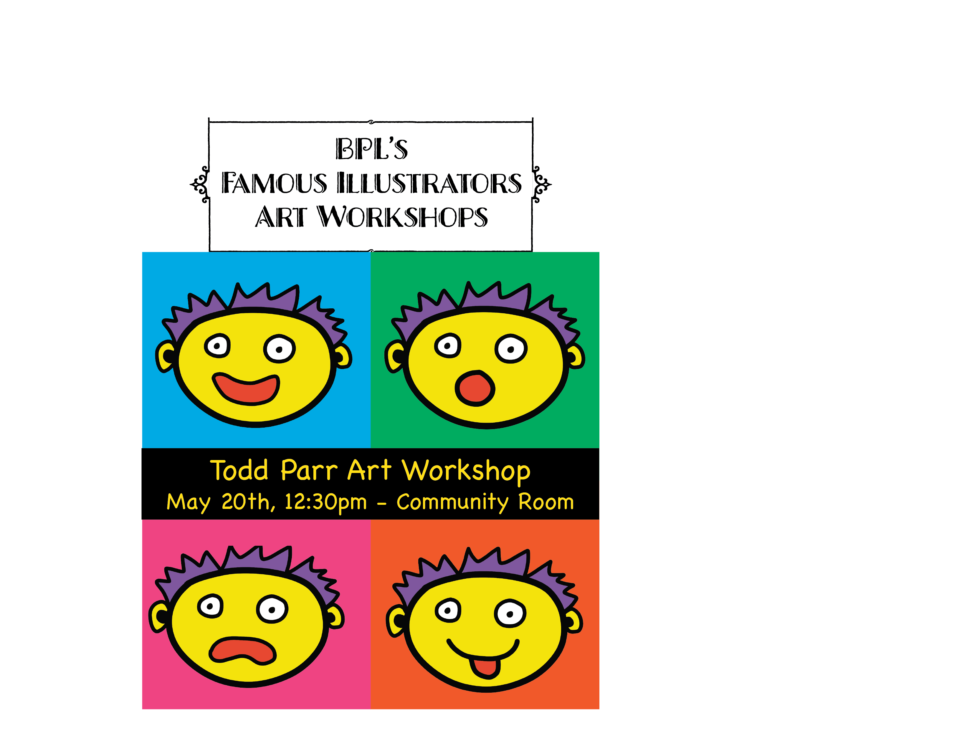 Famous Illustrators Art Workshop: Todd Parr - Saturday, May 20, 2023 ...