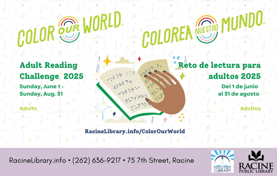 Color Our World Summer Reading Program 2025: Adult Reading Challenge ...