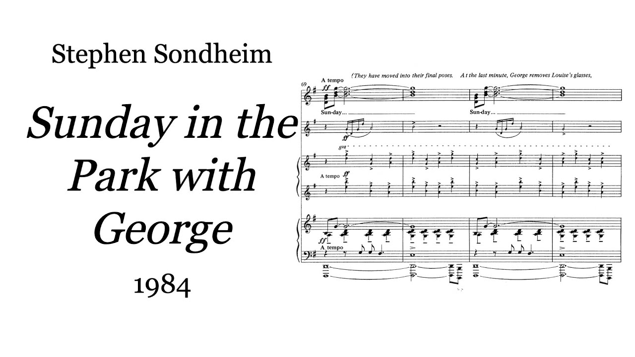 VIRTUAL Stephen Sondheim's Sunday in the Park with George with Gil ...