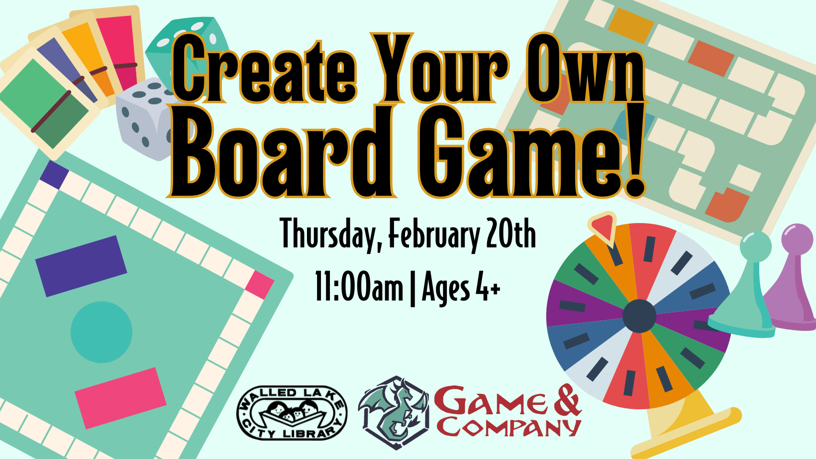 Create Your Own Board Game! - Thursday, February 20, 2025, 11:00 AM ...