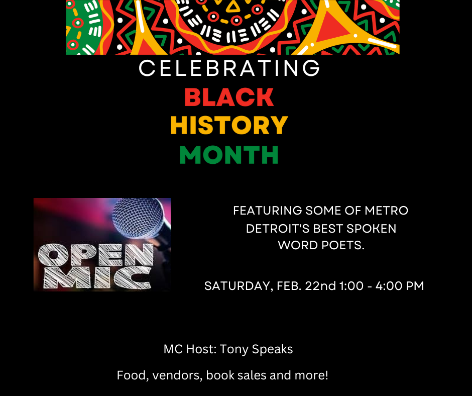 Black History Month Open Mic Celebration - Saturday, February 22, 2025 ...