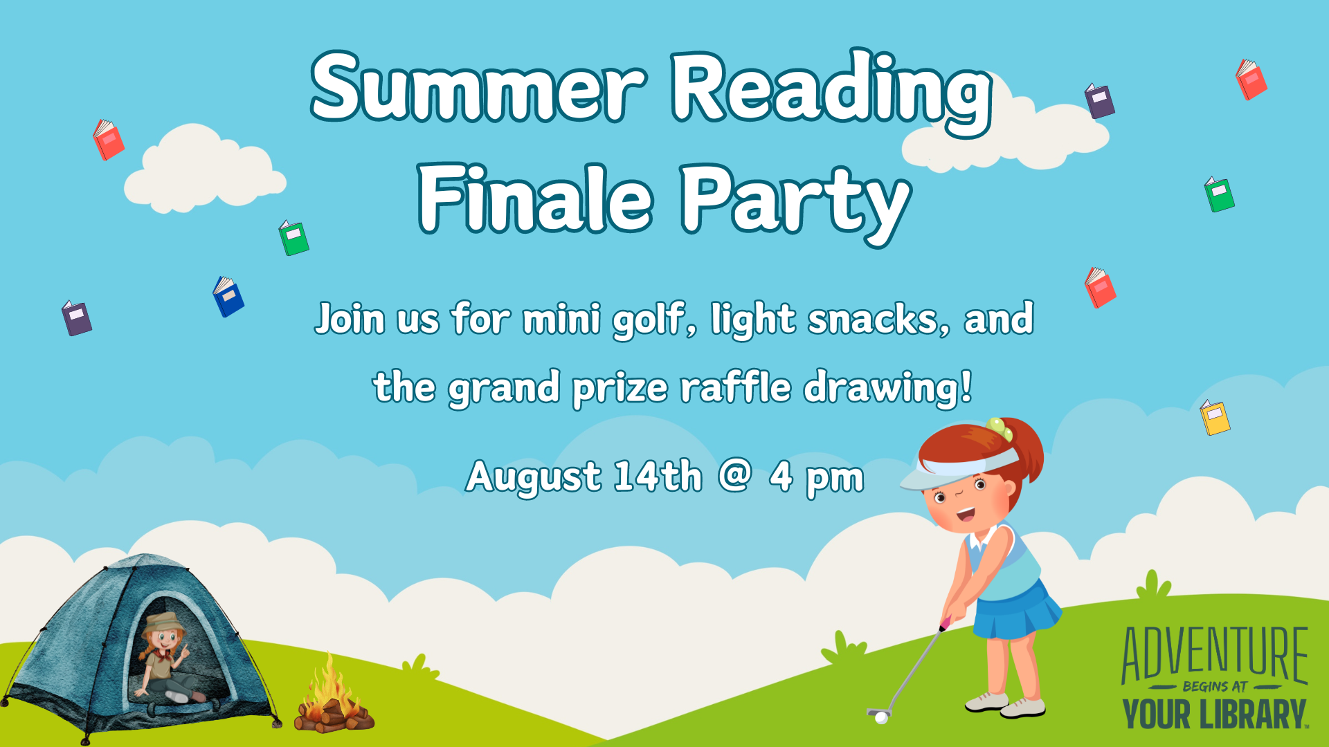 Summer Reading Finale Party - Wednesday, August 14, 2024, 4:00 PM ...