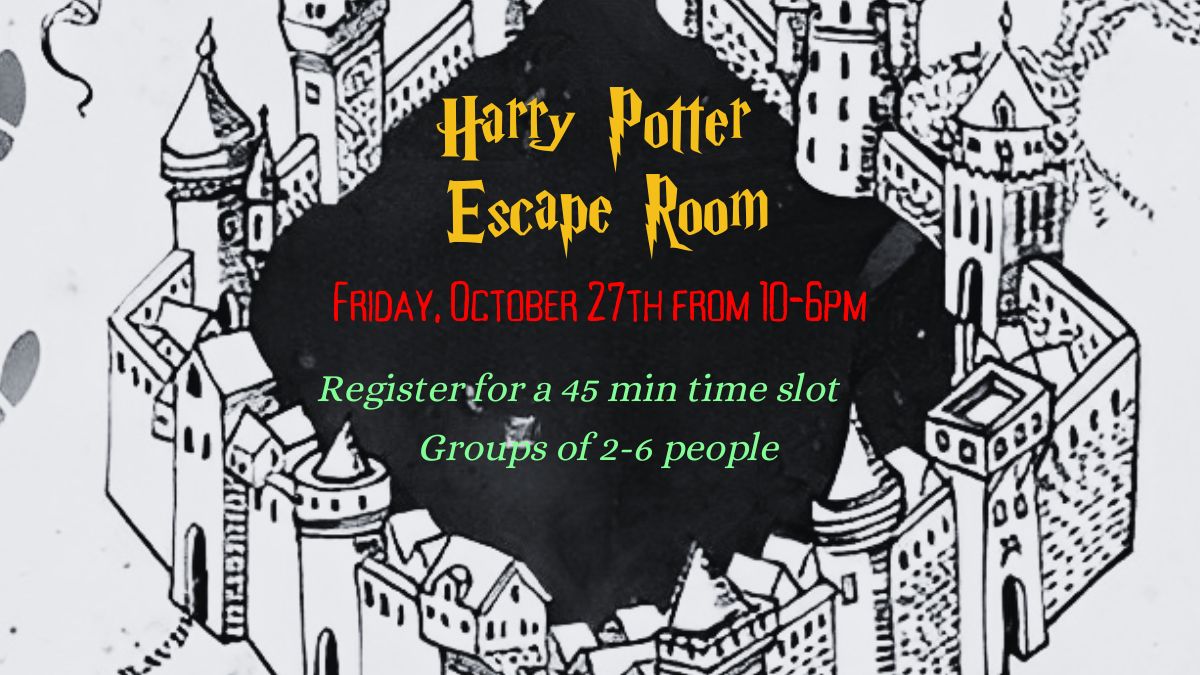 Harry Potter Escape Room - Friday, October 27, 2023, 12:00 AM - Menasha ...