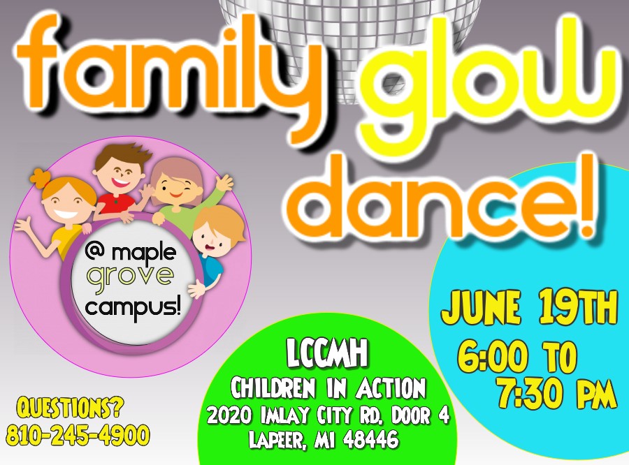 Family Glow Dance - Tuesday, June 19, 2018, 6:00 PM - Lapeer County ...