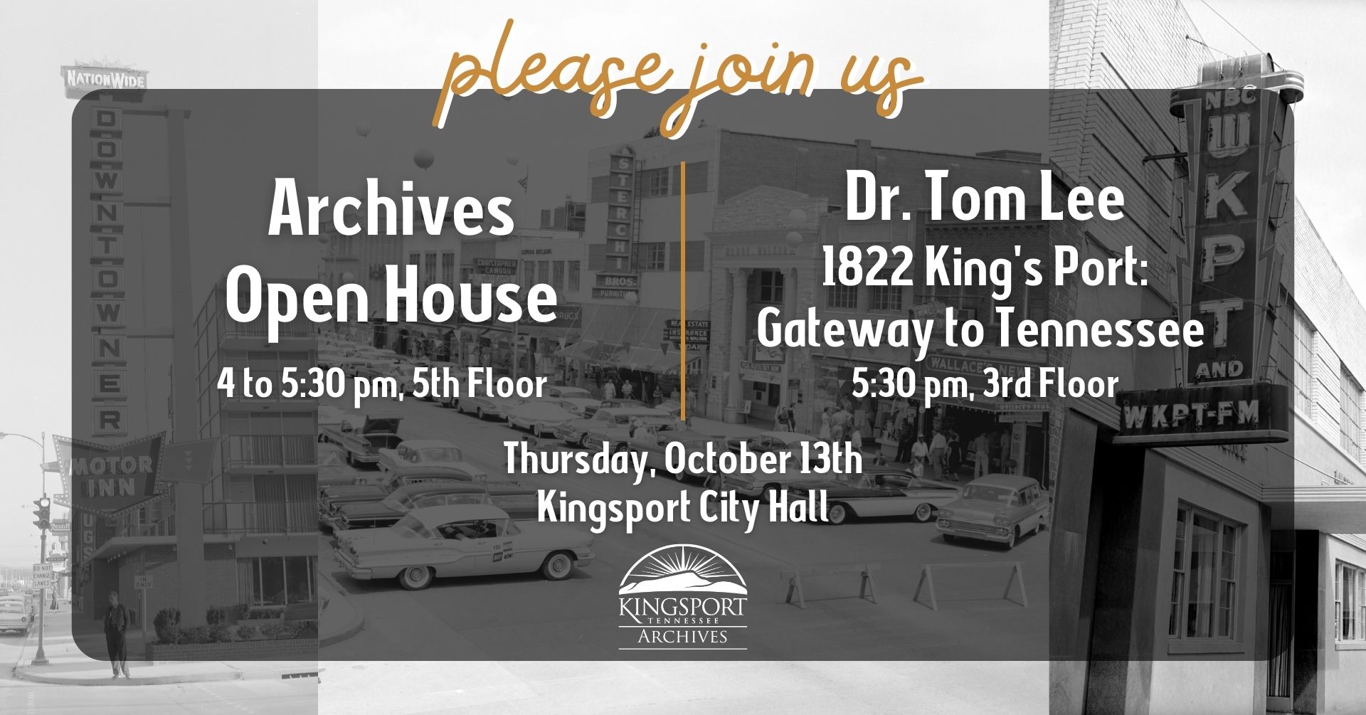 Open House & Lecture by Dr. Tom Lee "1822 King's Port: Gateway to ...
