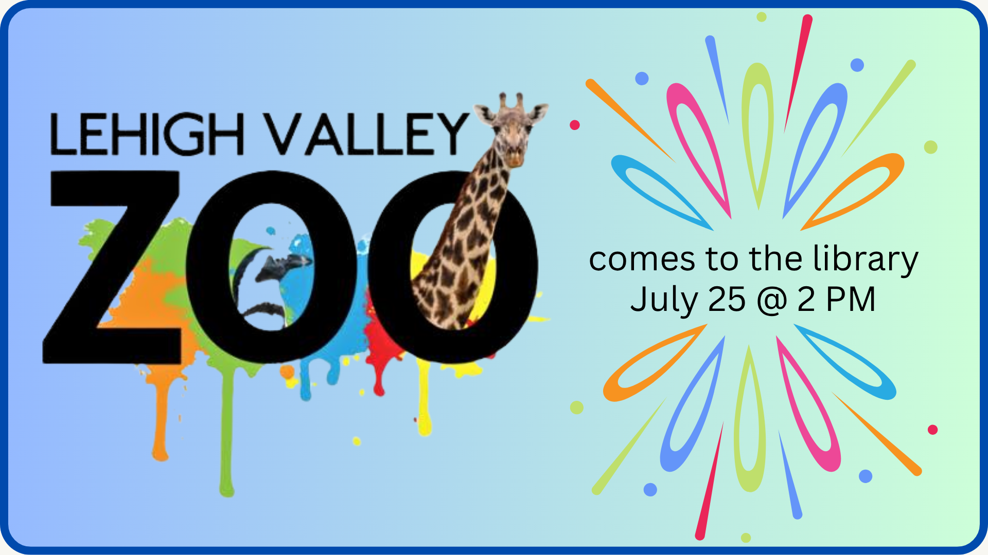 Lehigh Valley Zoo visits the Emmaus Public Library - Friday, July 25 ...
