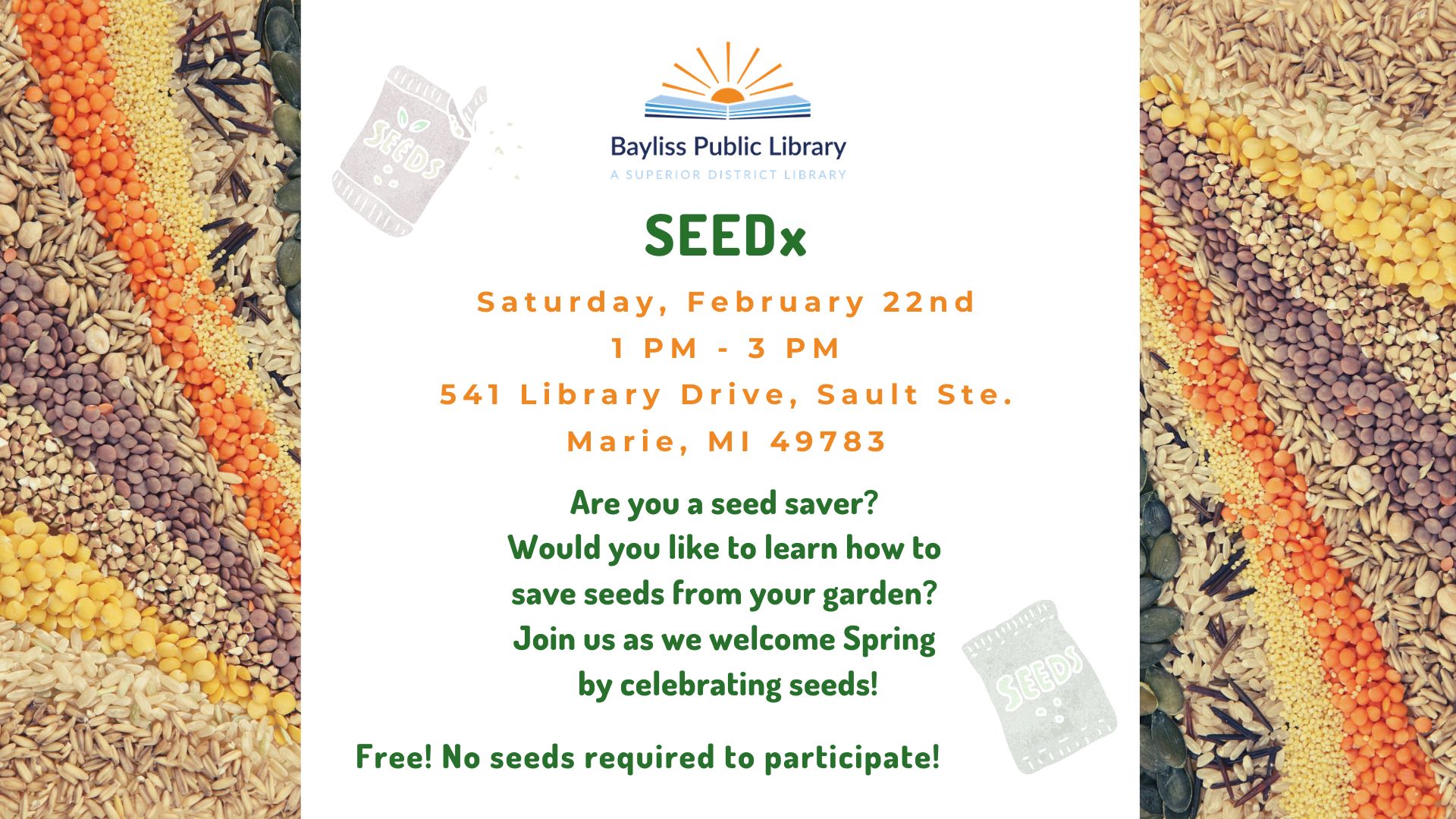 SeedX: Spring Seed Exchange - Saturday, February 22, 2020, 1:00 PM ...