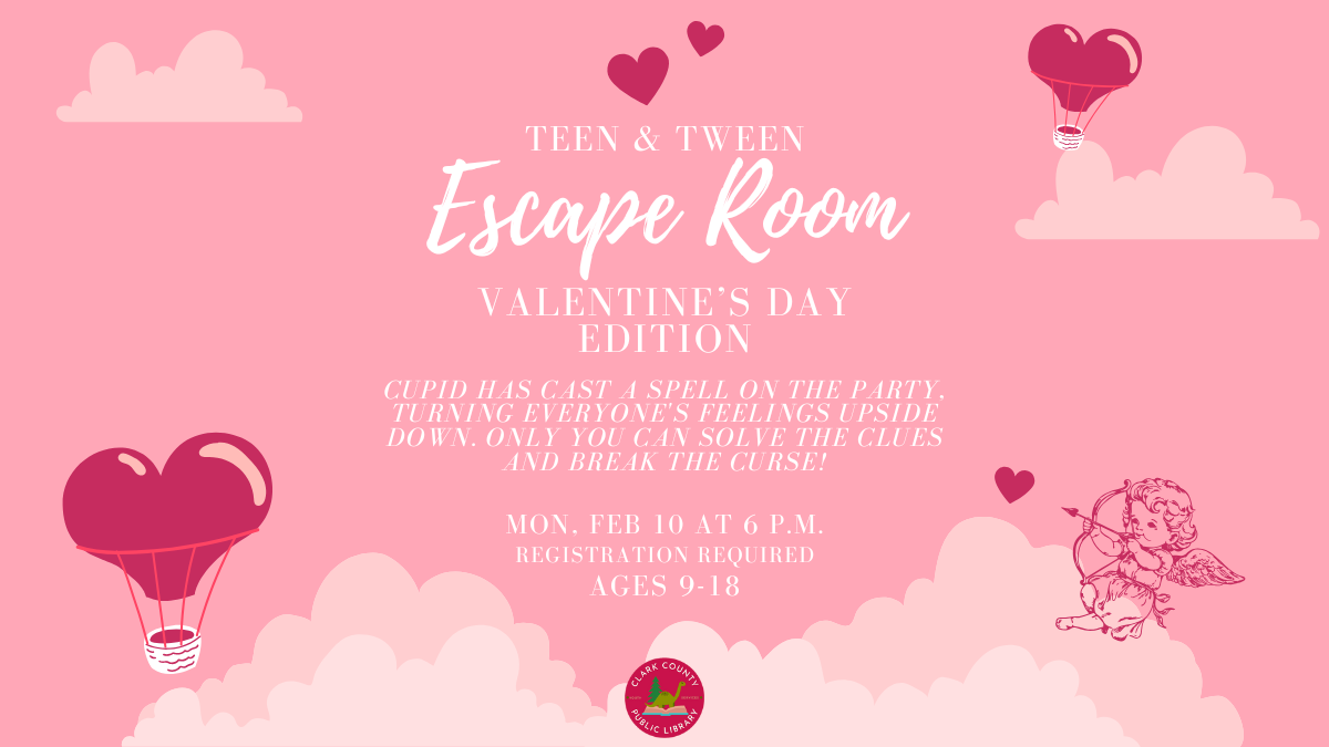 Teen & Tween Escape Room: Valentine's Day Edition - Monday, February 10 ...