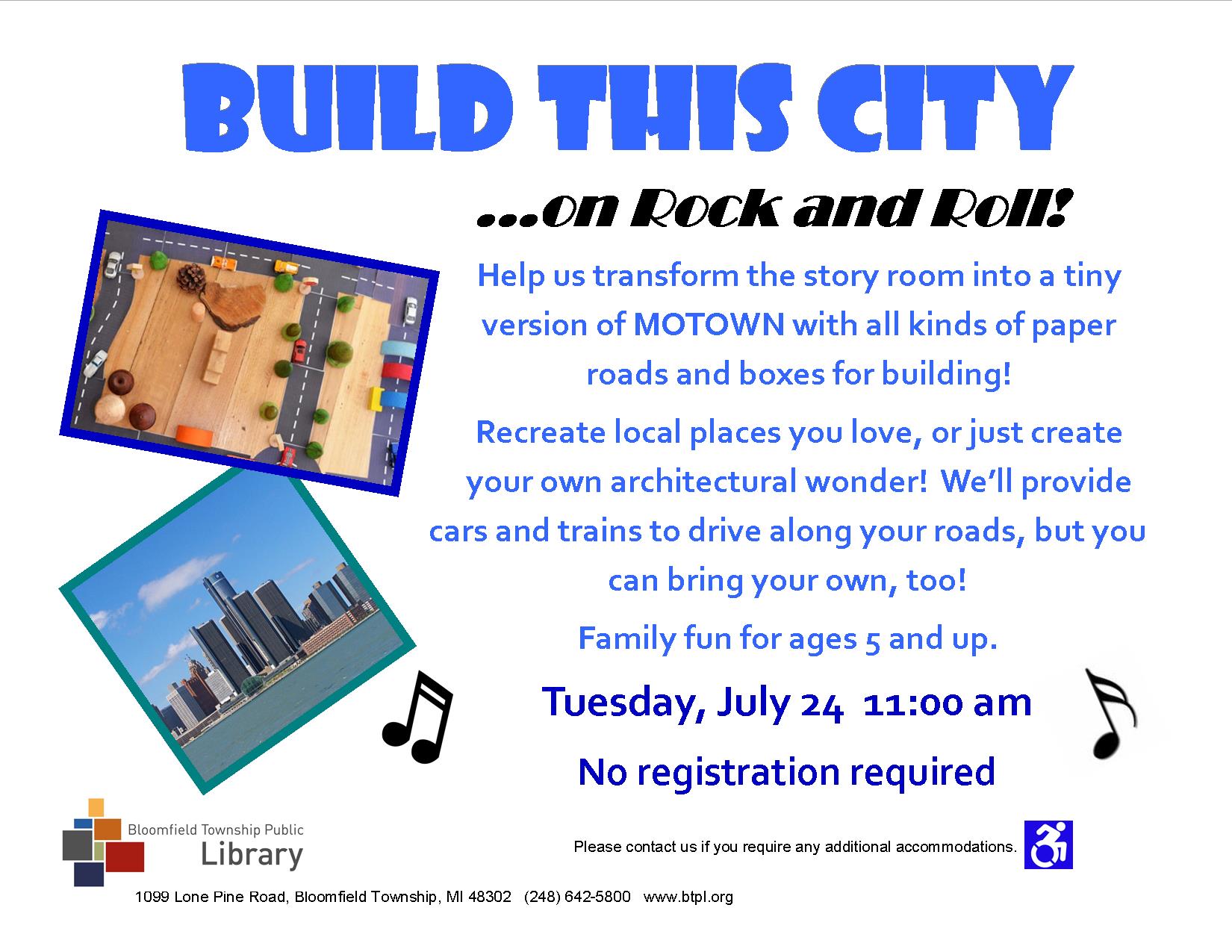 Build this City on Rock and Roll! - Tuesday, July 24, 2018, 11:00 AM ...