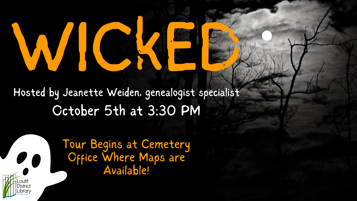 Wicked Grand Haven Twp Historic Cemetery Tour - Thursday, October 5 ...