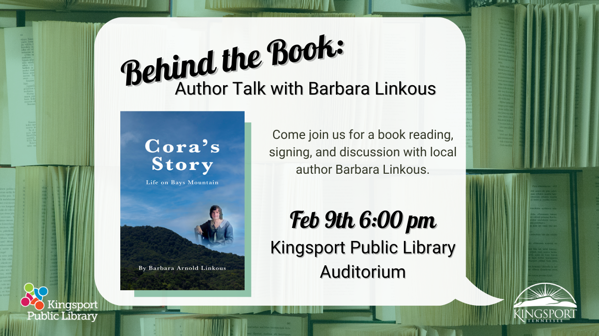 Behind the Book: Author Talk with Barbara Linkous - Thursday, February 9, 2023, 6:00 PM ...