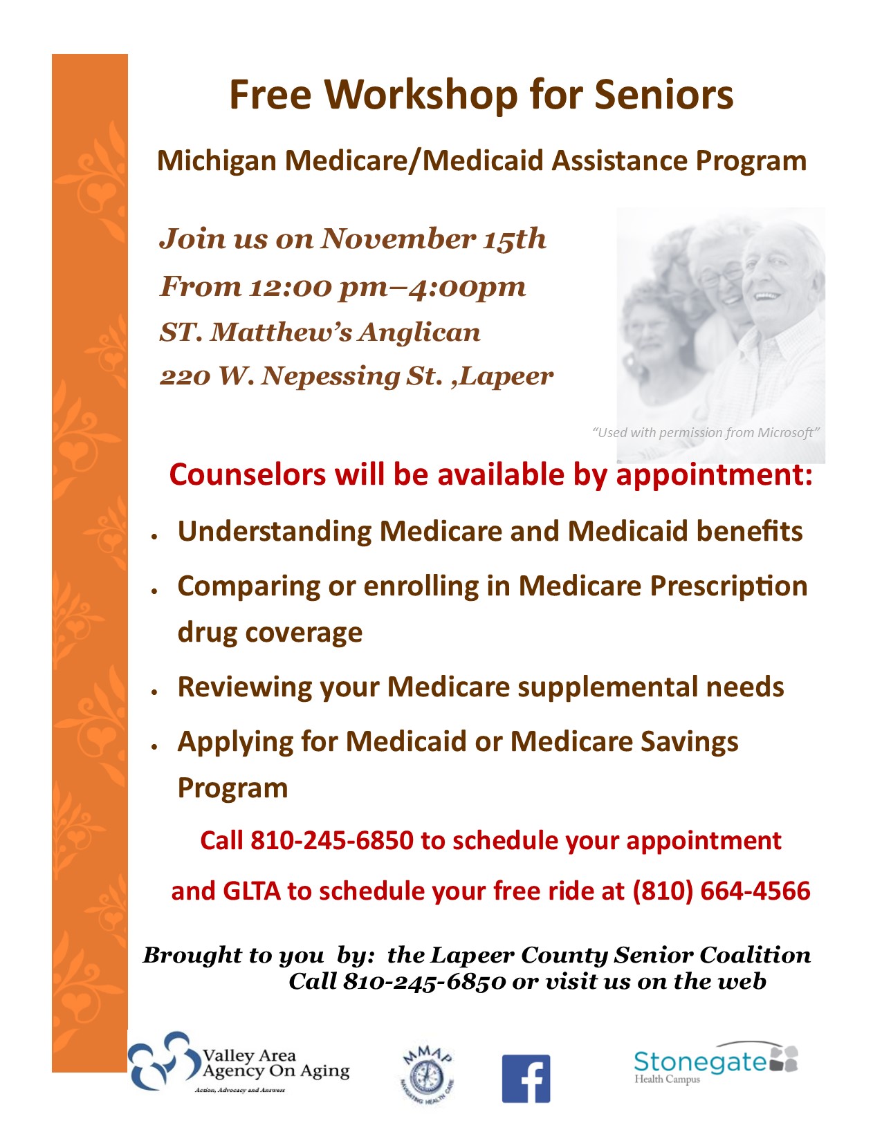 Open Enrollment Medicare Workshop - Thursday, November 15, 2018, 12:00 ...