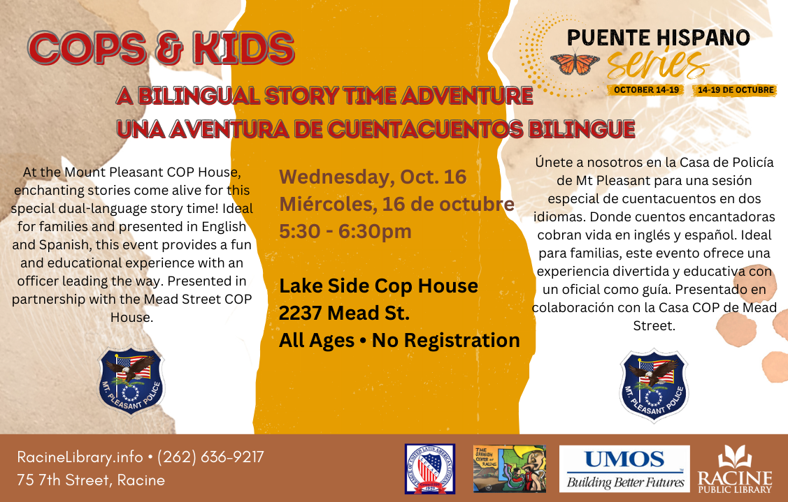 Puente Hispano Series: Cops & Kids - A Bilingual Story Time Adventure ...
