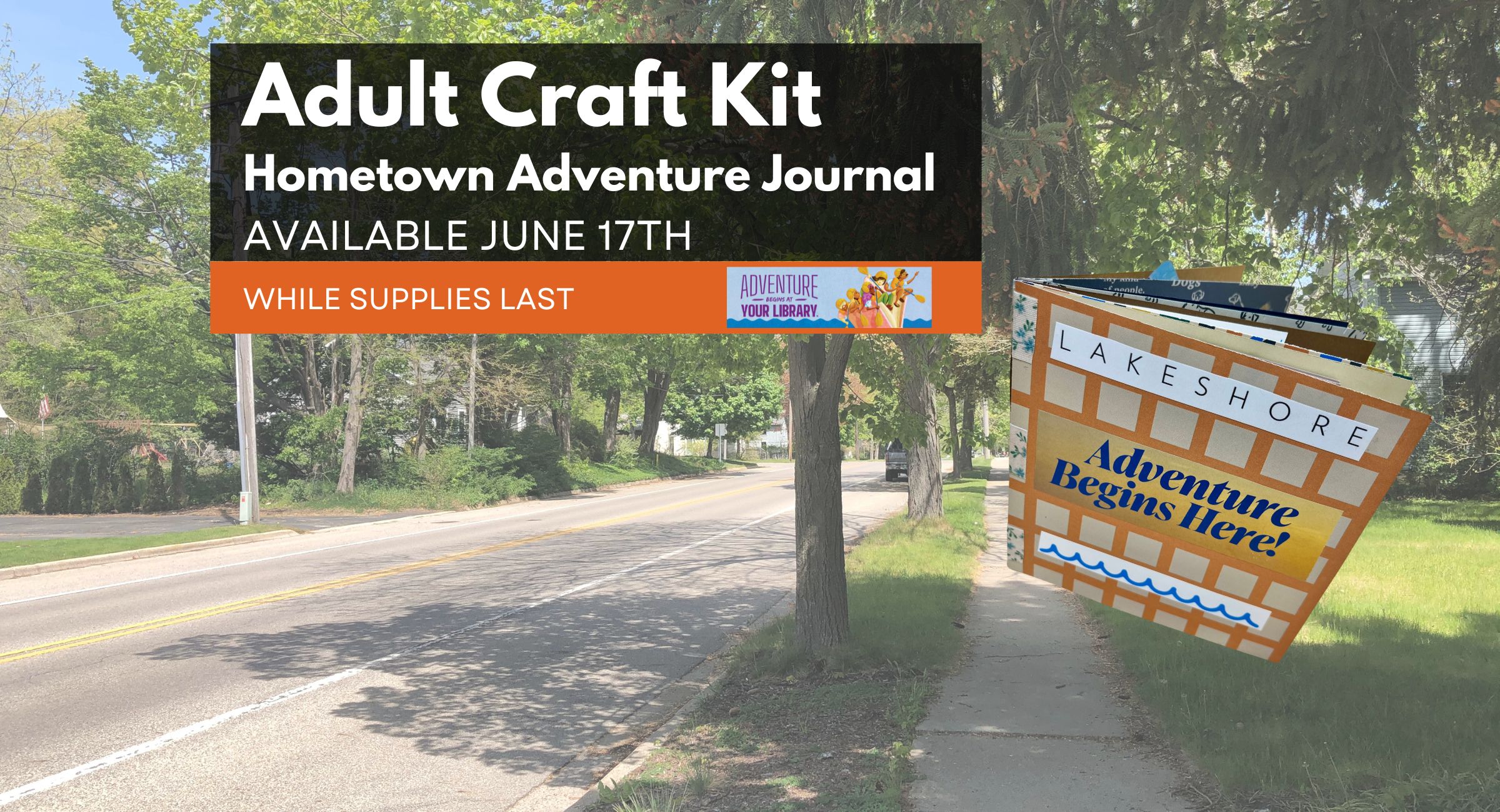 Adult Take & Make Craft Kit: Hometown Adventures Hinged Journal ...