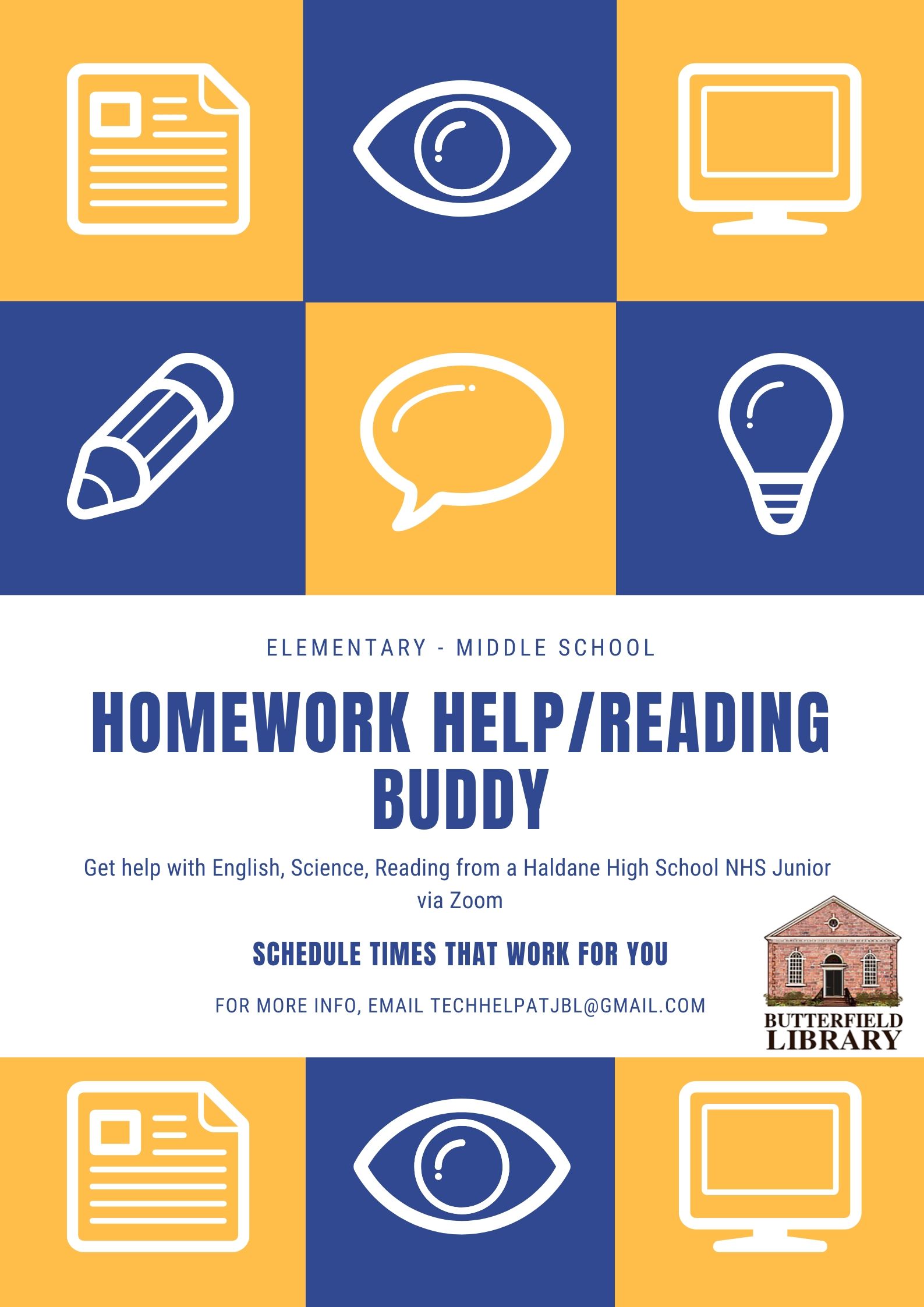 Homework Help/Reading Buddies - Monday, May 11, 2020, 12:00 AM ...