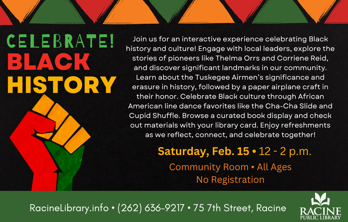 Black History Month Celebration: Local History, Tuskegee Airmen Tribute ...